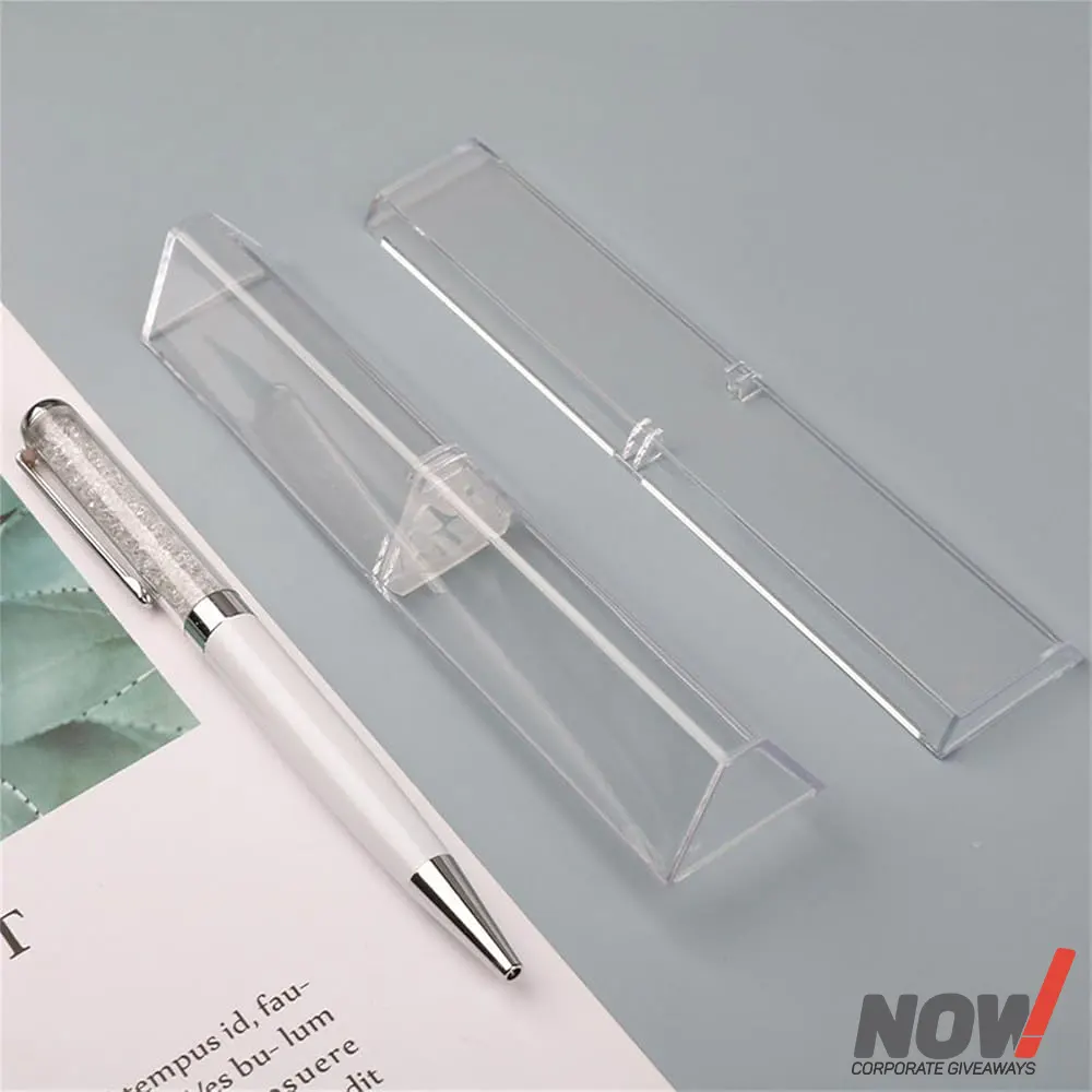 Transparent Ballpoint Pen Box - PBA 0102 - Now Giveaways